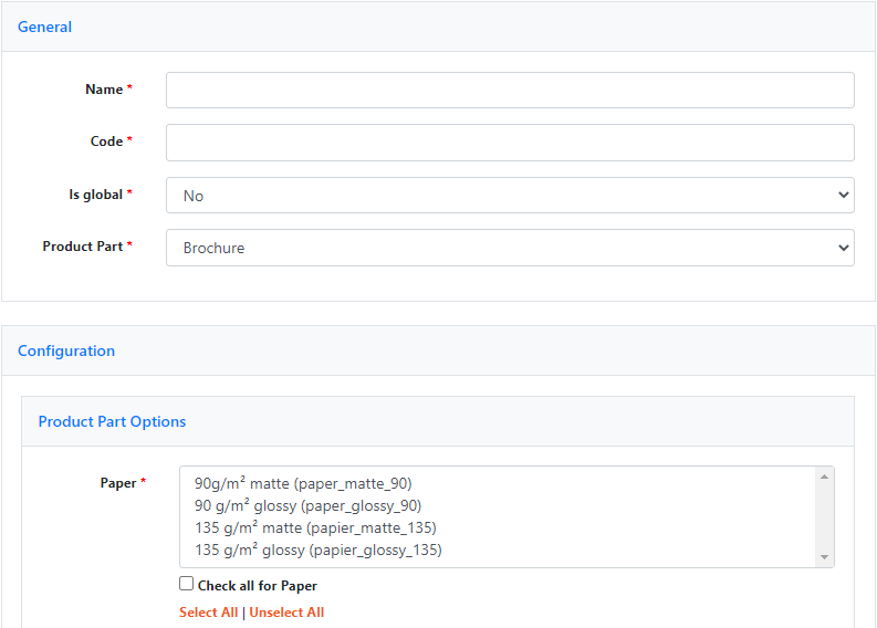 PIM > Mapping Rules > Selection Rules